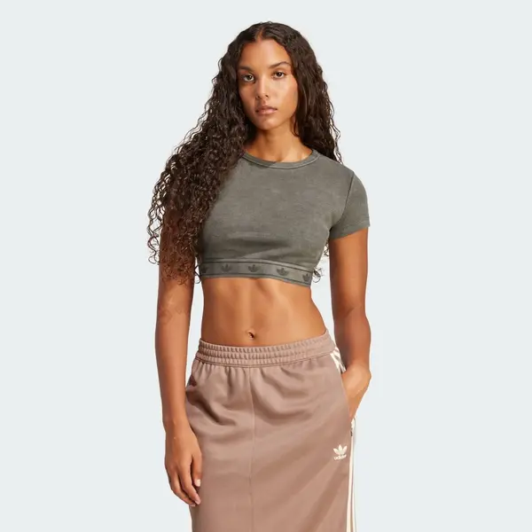 Adidas Rib Ss Cropped T-shirt
