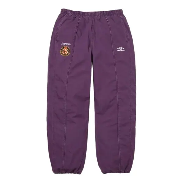 Supreme X Umbro Ss26 Cotton Ripst-shirt Track Pant - Plum