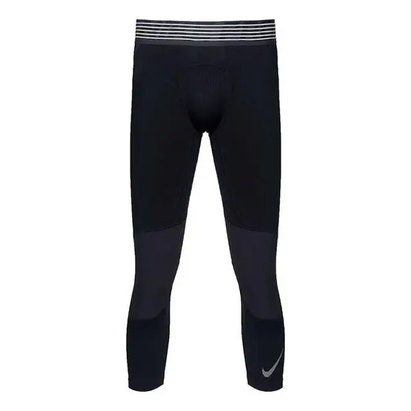 Nike Basketball Pants Dry Tight 3qt Bball - Tan