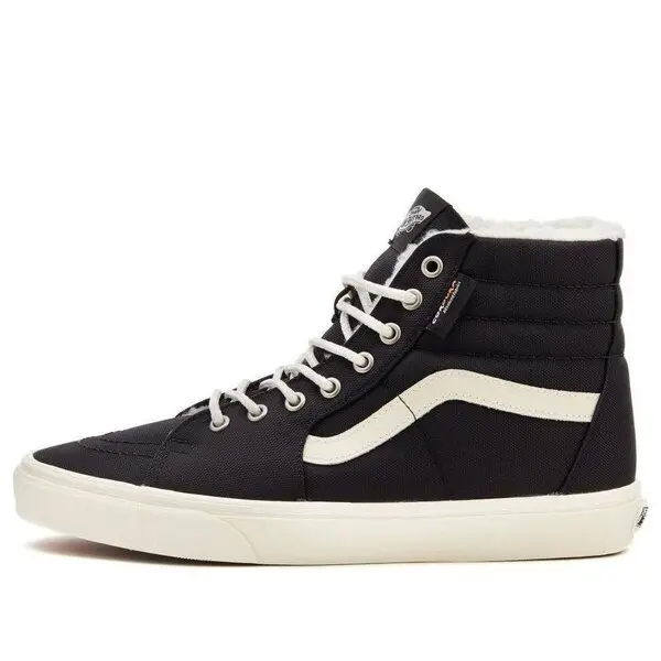 VANS Cordura Sherpa High Top Sneakers - Black/white