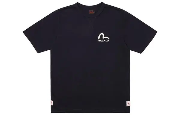 PALACE X Evisu Short Sleeve T-shirt - Black