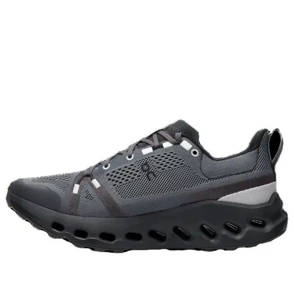 On Cloudsurfer Trail Sneakers - Black/grey