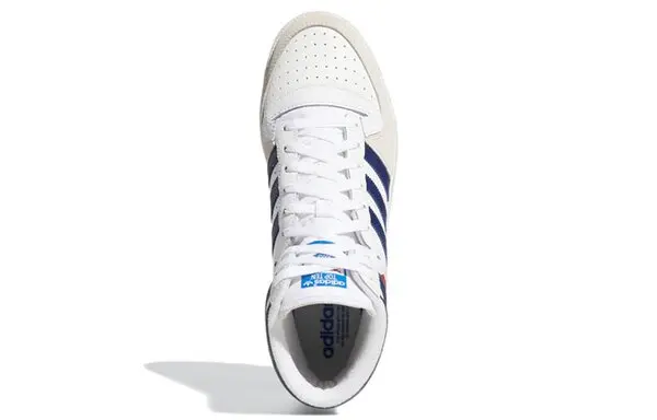 Adidas Top Ten Rb High Top Sneakers - White/blue