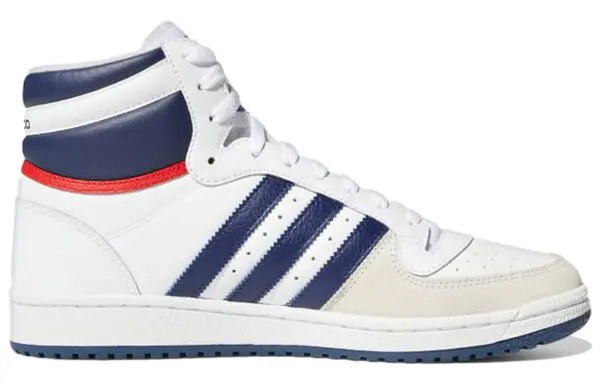 Adidas Top Ten Rb High Top Sneakers - White/blue