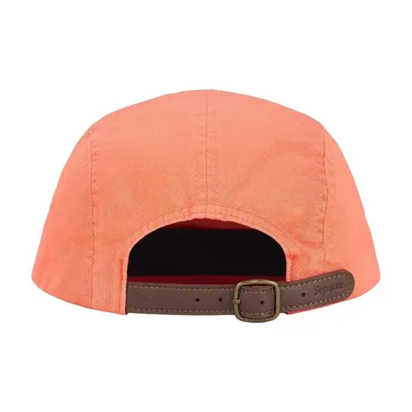 Supreme Washed Chino Twill Camp Cap - Light Orange