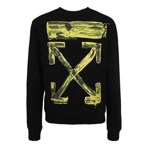 Off-White Graffiti Arrow Long-sleeve Fleece - Black
