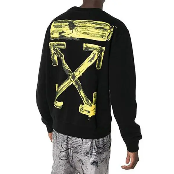 Off-White Graffiti Arrow Long-sleeve Fleece