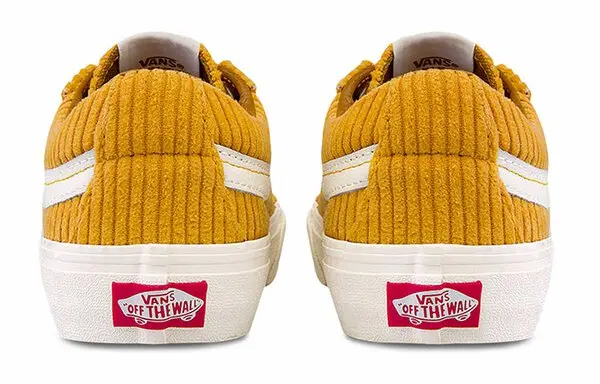 VANS Sk8-low Corduroy Sneakers - Yellow