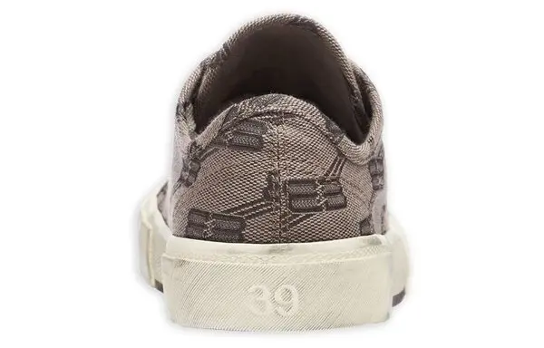 Balenciaga Low Top Sneakers - Tan/brown/white