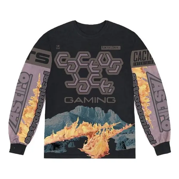 TRAVIS SCOTT The Scotts Cj Gaming Long Sleeve Jersey - Black/multi-color
