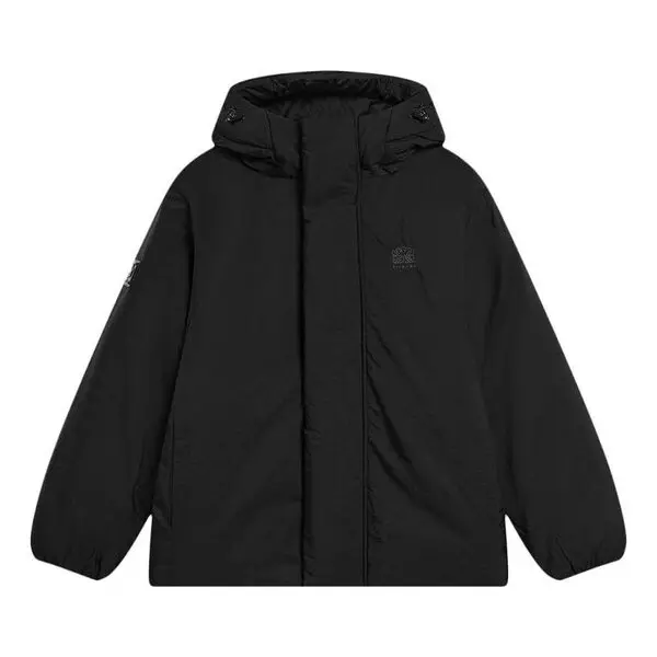 LI-NING Chinese Culture Logo Quilted Jacket - Black