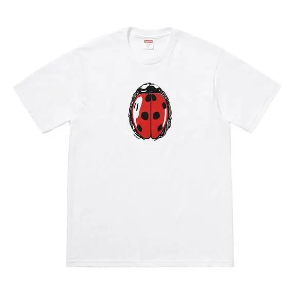 Supreme Ss18 Ladybug Tee Printing Short Sleeve - White