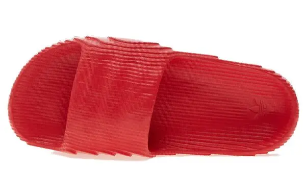 Adidas Adilette 22 Slides - Cloud White/better Scarlet