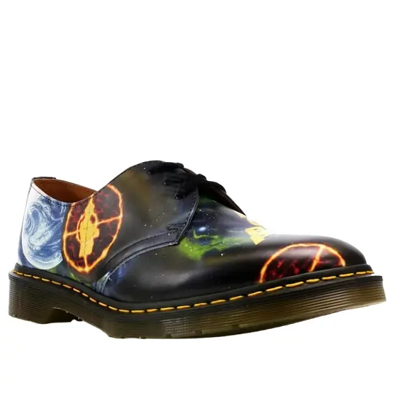 Dr. Martens X Supreme 1461 'public Enemy Backhand' Lace Up Shoes