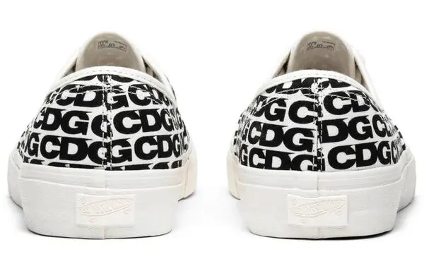 VANS Comme Des Garcons X Authentic Cdg "cdg All Over Print" Sneakers - Black/white