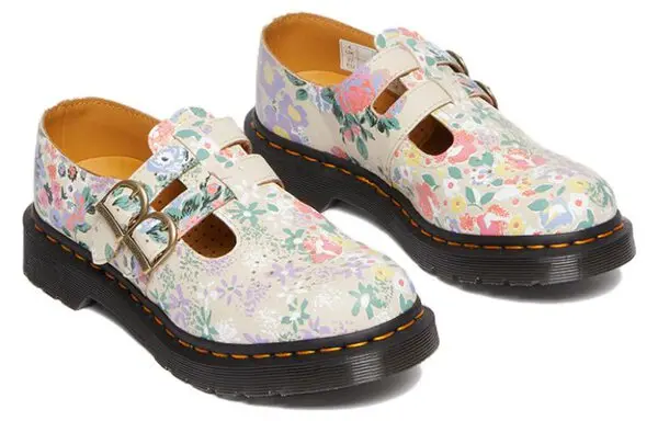 Dr. Martens 8065 Floral Mary Jane Shoes