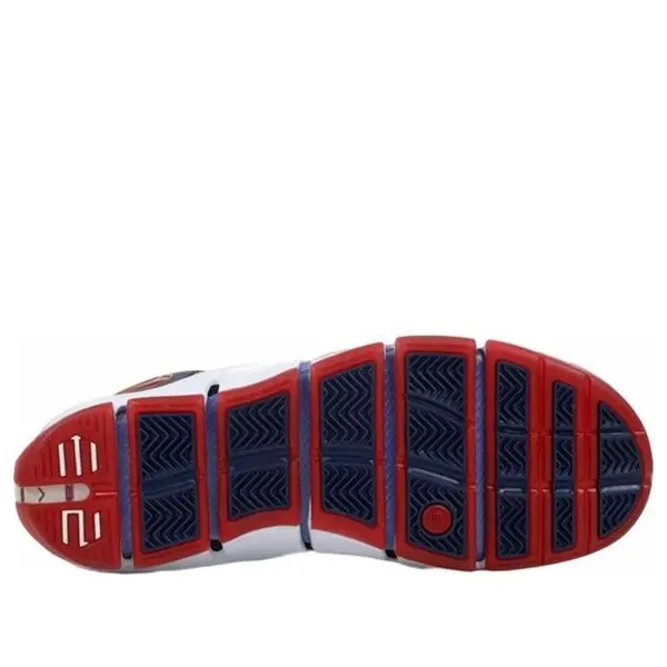 Nike Zoom Lebron 4 Mid Top Sneakers - White/red/blue