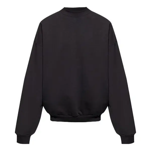 Balenciaga Care Label Creweneck Sweatshirt - Black