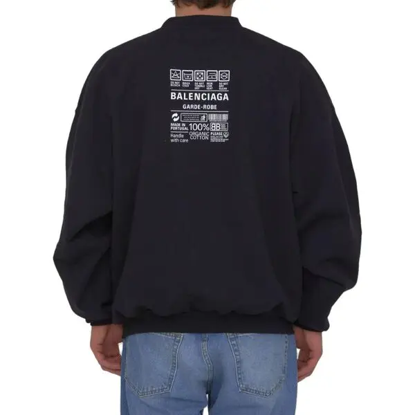 Balenciaga Care Label Creweneck Sweatshirt
