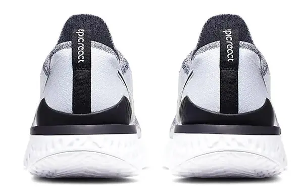 Nike Epic React Flyknit 2 Athletic Sneakers - White/black