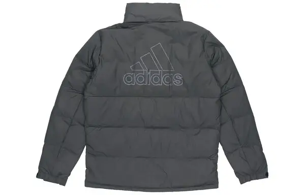 Adidas Logo Print Casual Warm Sport Down Jacket Male