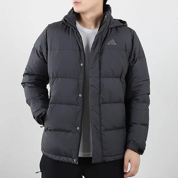 Adidas Logo Print Casual Warm Sport Down Jacket Male