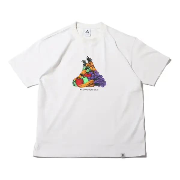 Nike Short Sleeve T-shirt With Fruit Graphic - Multi-color
