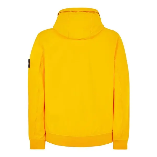 Stone Island Logo Patch Hooded Zip-up Jacket