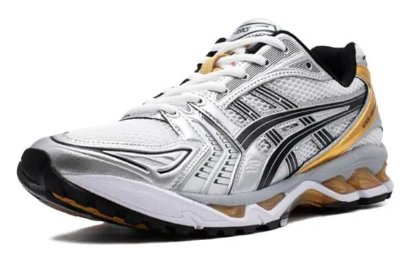 Asics Gel-kayano Athletic Sneakers - Gold/silver/black