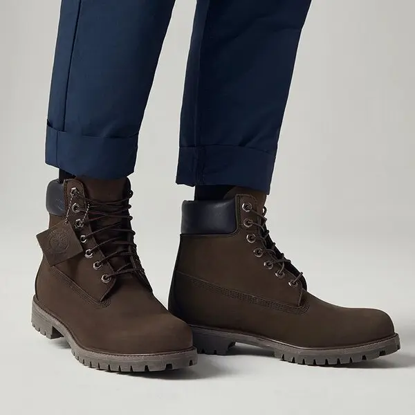 Timberland Icon 6-inch Premium Wide Fit Boots - Brown/black