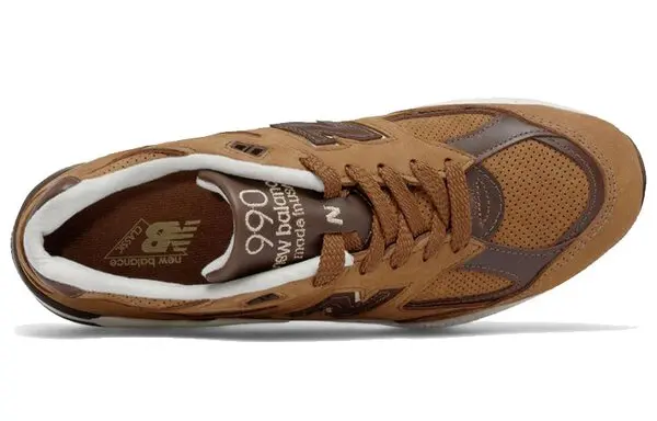 NEW BALANCE 990v2 Made In Usa Low Top Sneakers - Brown