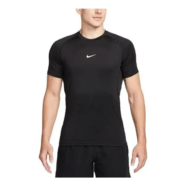 Nike Pro Dri-fit Slim Short-sleeve Top - Black