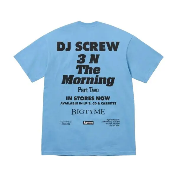 Supreme X Dj Screw Ss26 Suc T-shirt - Blue