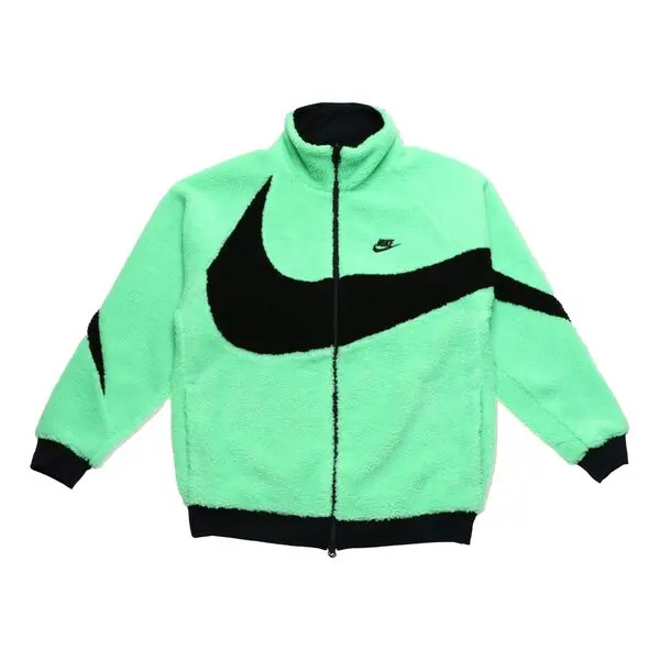 Nike Big Swoosh Reversible Boa Jacket - Green
