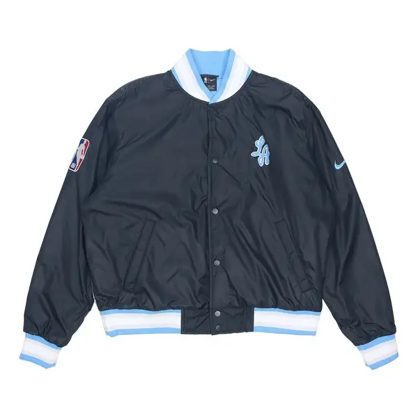 Nike Los Angeles Lakers Nba Courtside Bomber Jacket