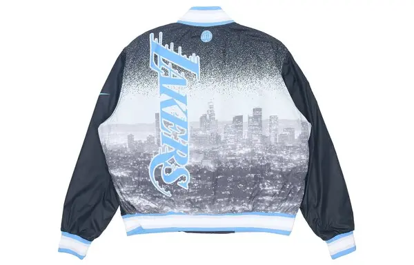 Nike Los Angeles Lakers Nba Courtside Bomber Jacket