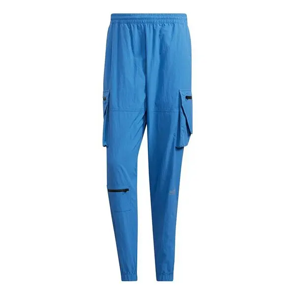 Adidas Originals Adv Pants 1 Side Pocket Splicing Bundle Feet Sports Pants/trousers/joggers Blue - Multi-color