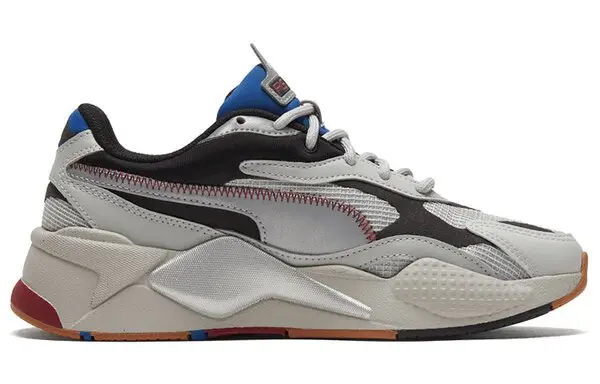 PUMA Rs-x3 'grids' Low Top Sneakers - Gray/black/silver