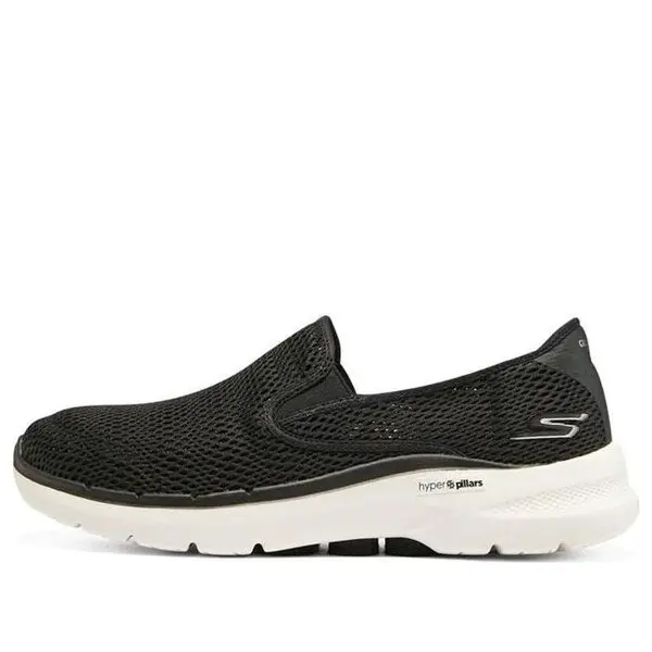 Sketchers Go Walk 6 Slip-on Athletic Shoes - Black/white
