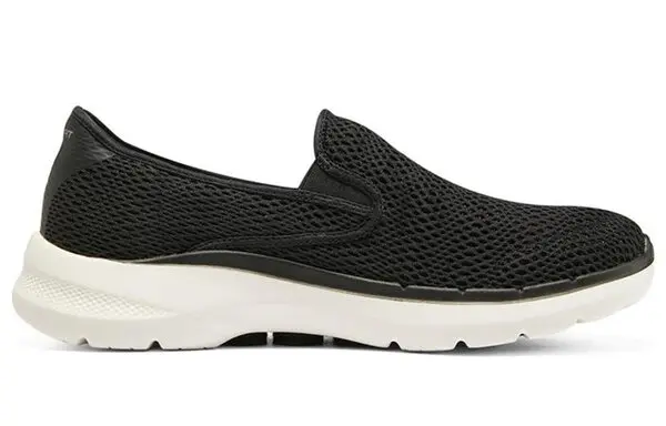 Sketchers Go Walk 6 Slip-on Athletic Shoes - Black/white