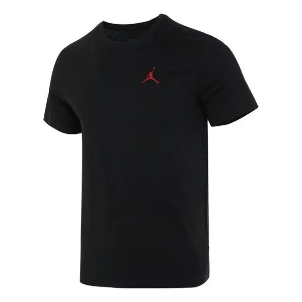 JORDAN Evolution T-shirt 'black - Black/multi-color