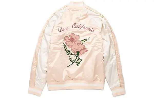 VANS Tiger Floral Embroidery Bomber Jacket