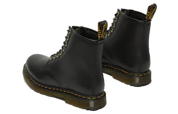 Dr. Martens 1460dm Wintergrip Leather Ankle Boots - Black