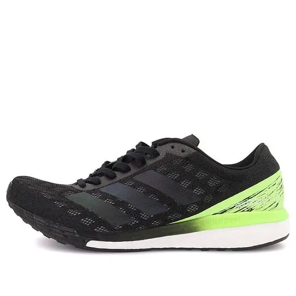 Adidas Adizero Boston Black Signal Green - Black/green