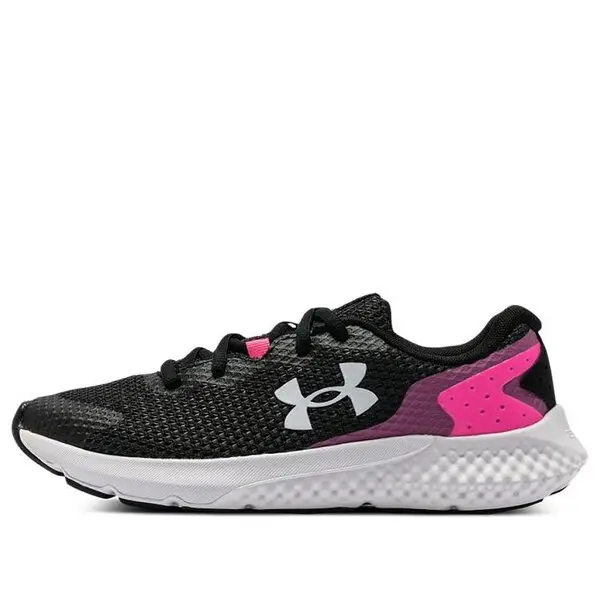 Under Armour Charged Rogue 3 Sneakers - Black/white/pink