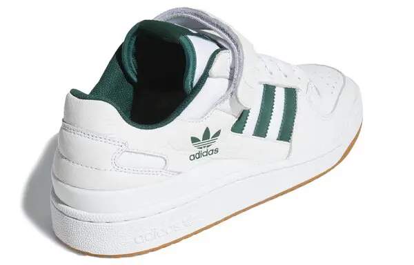 Adidas Forum Low Green Gum Sneakers - White