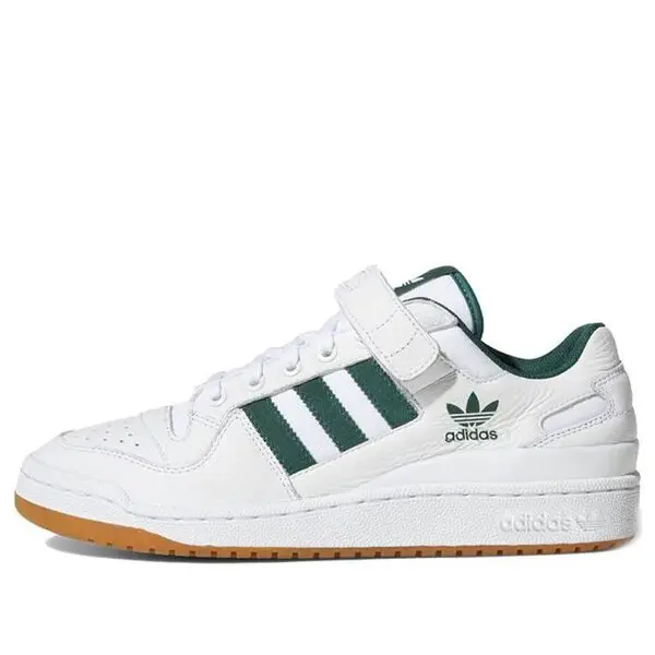 Adidas Forum Low Green Gum Sneakers - White