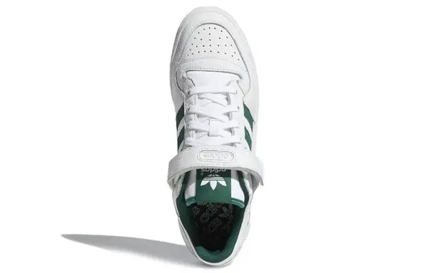 Adidas Forum Low Green Gum Sneakers - White