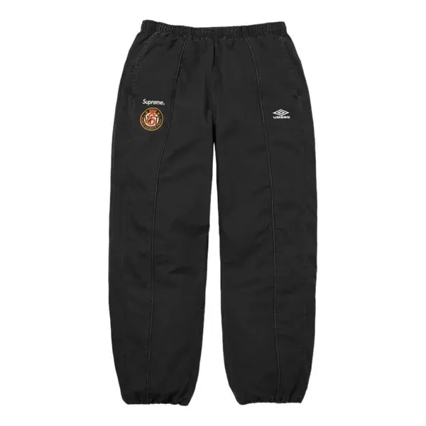 Supreme X Umbro Ss26 Cotton Ripst-shirt Track Pant - Black