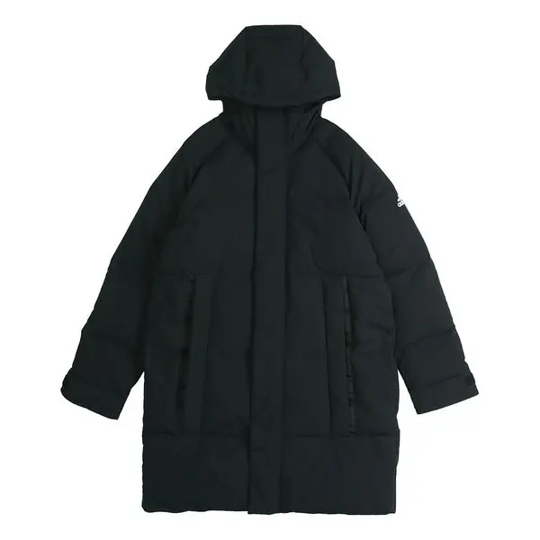 Adidas Puffer Down Winter Coat - Black